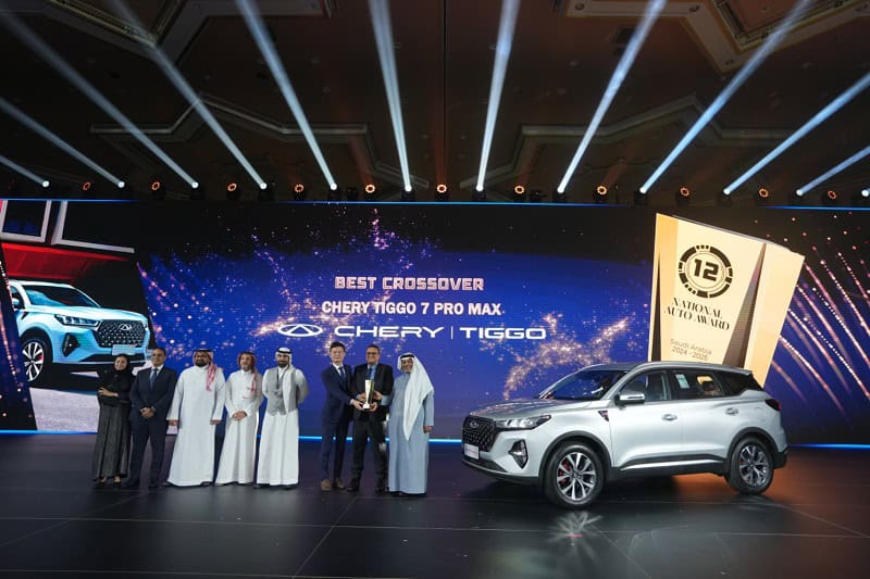 شيري تيجو 7 برو ماكس تفوز بجائزة أفضل سيارة كروس أوفر بالسعودية | ArabGT